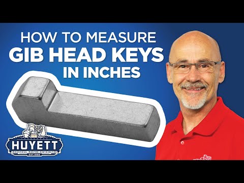 Gib Head Machine Key 3/8 x 3