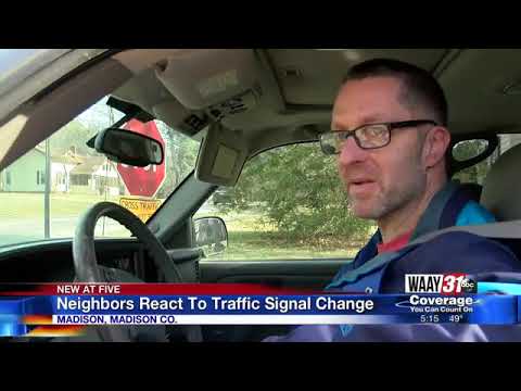 Neighbors React To Traffic Signal Change