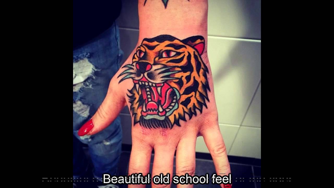 8 AWESOME TIGER HEAD TATTOOS ON HANDS - Tattoosco