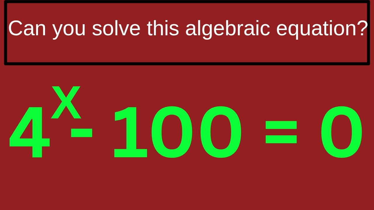 90% fail this algebraic math test! /can you solve this viral math quastion / #maths #viral