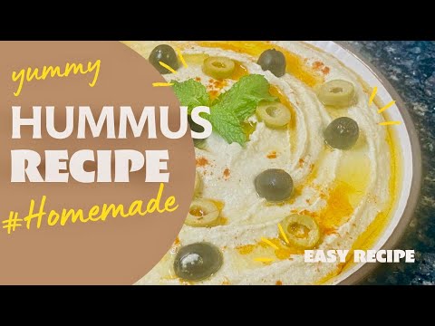 Quick and Easy Hummus Recipe || Homemade Hummus || Healthy Recipe