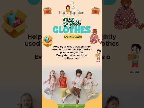 Preschool and Daycare Clothing Donation #applynow #childcare #preschool #giáodụcmầmnon