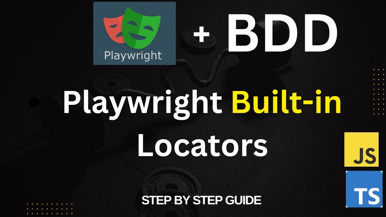 Playwright Built-in Locators Explained | getByRole, getByText, getByLabel | Playwright for Beginners