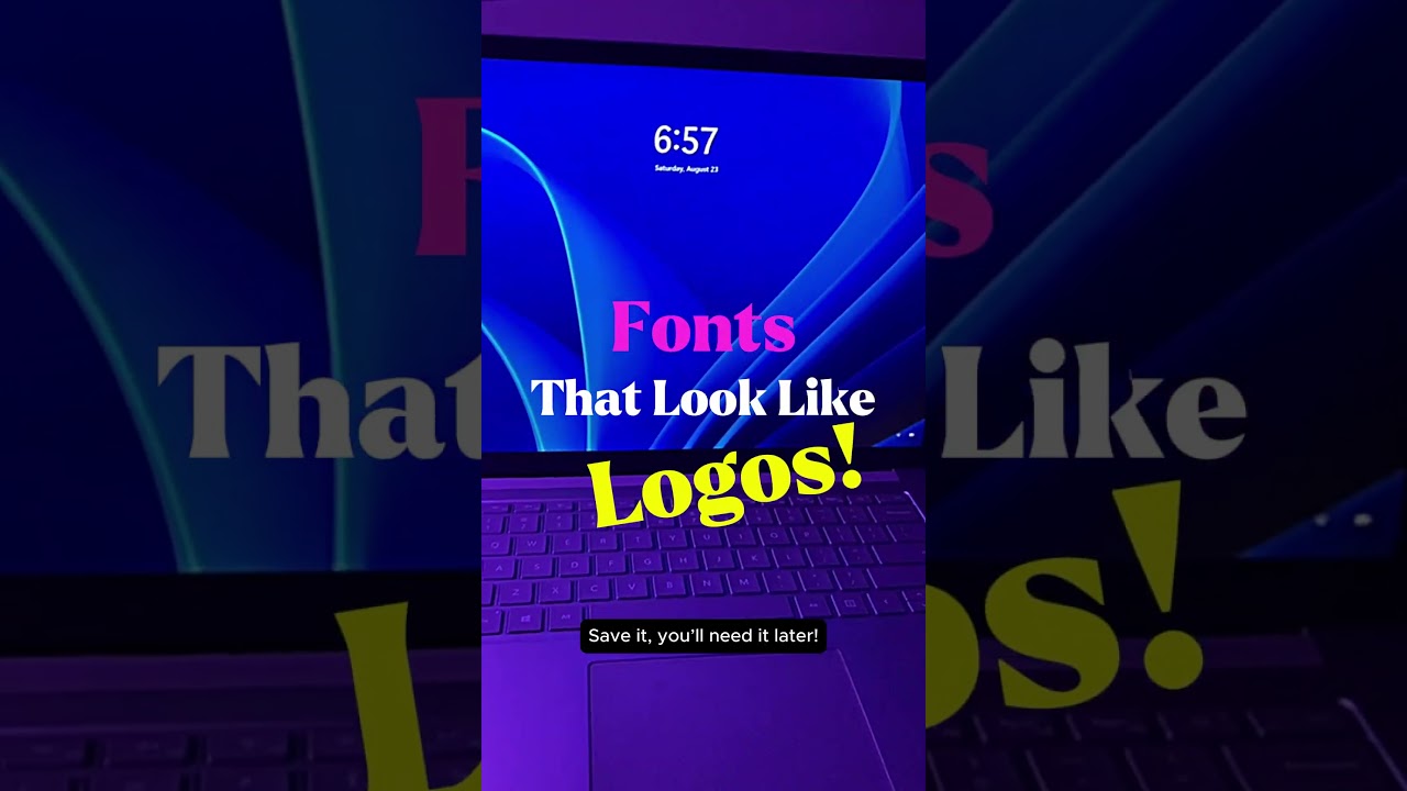 Fonts that are logos on their own!