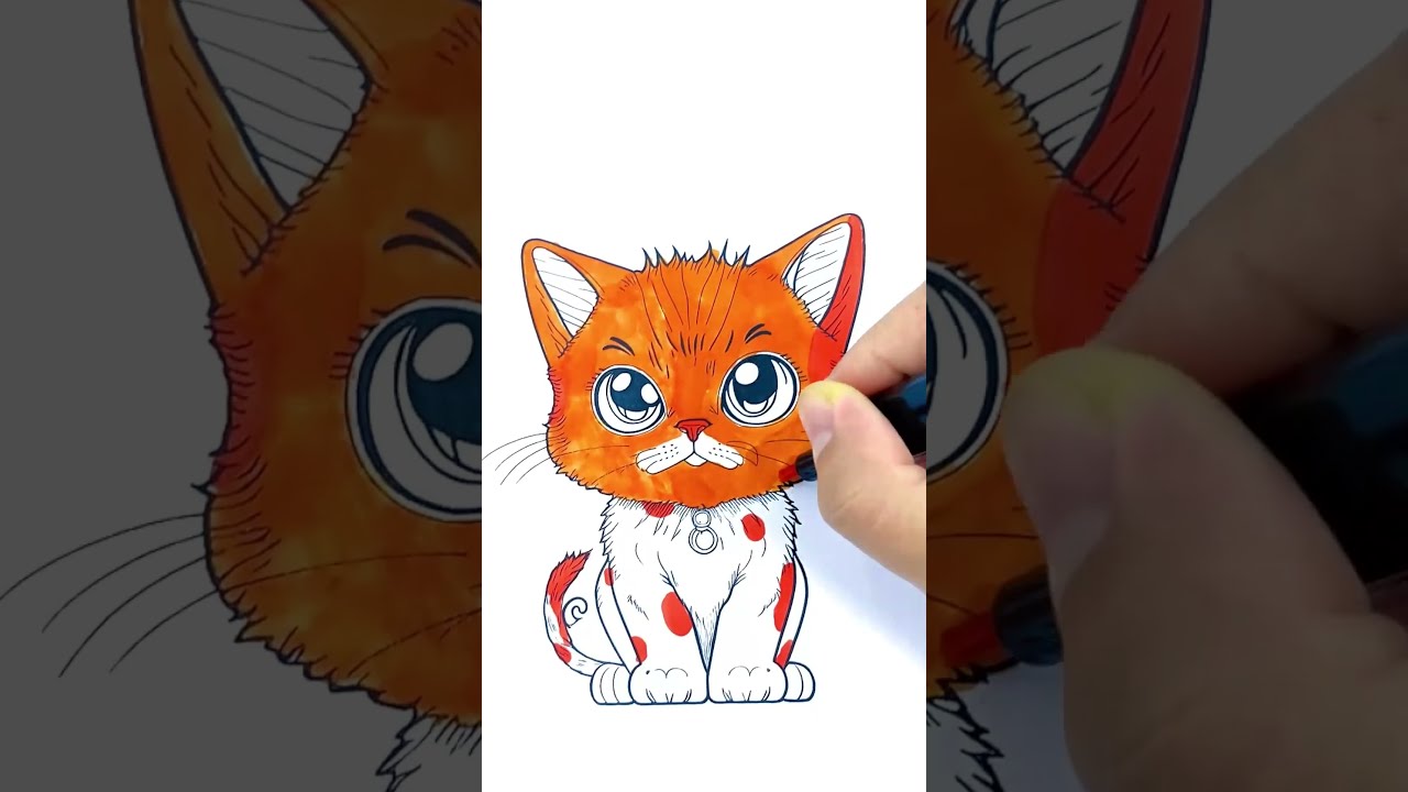 Cute Cat Coloring Pages for Kids to Enjoy at Home #coloringpages #art #coloring #artwork #cat