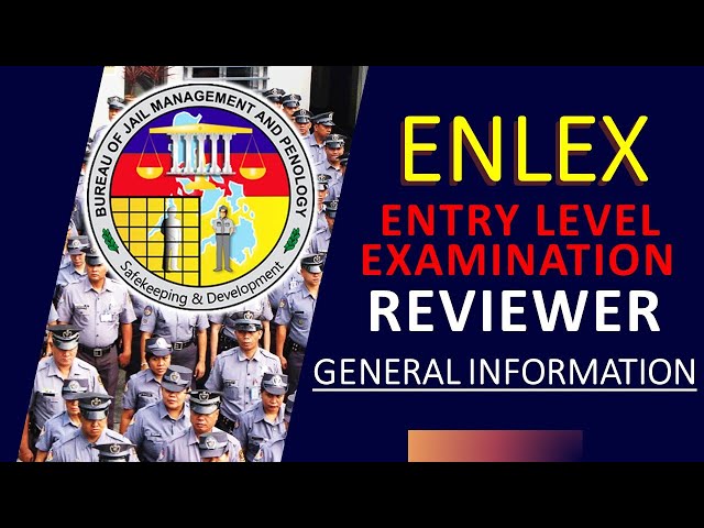Understanding the ENLEX Entry Level Examination for BJMP: A Comprehensive Review | Galaxy.ai ...