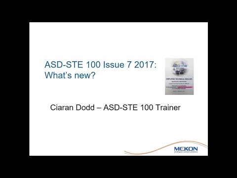 Webinar: ASD STE issue7 2017 03 22