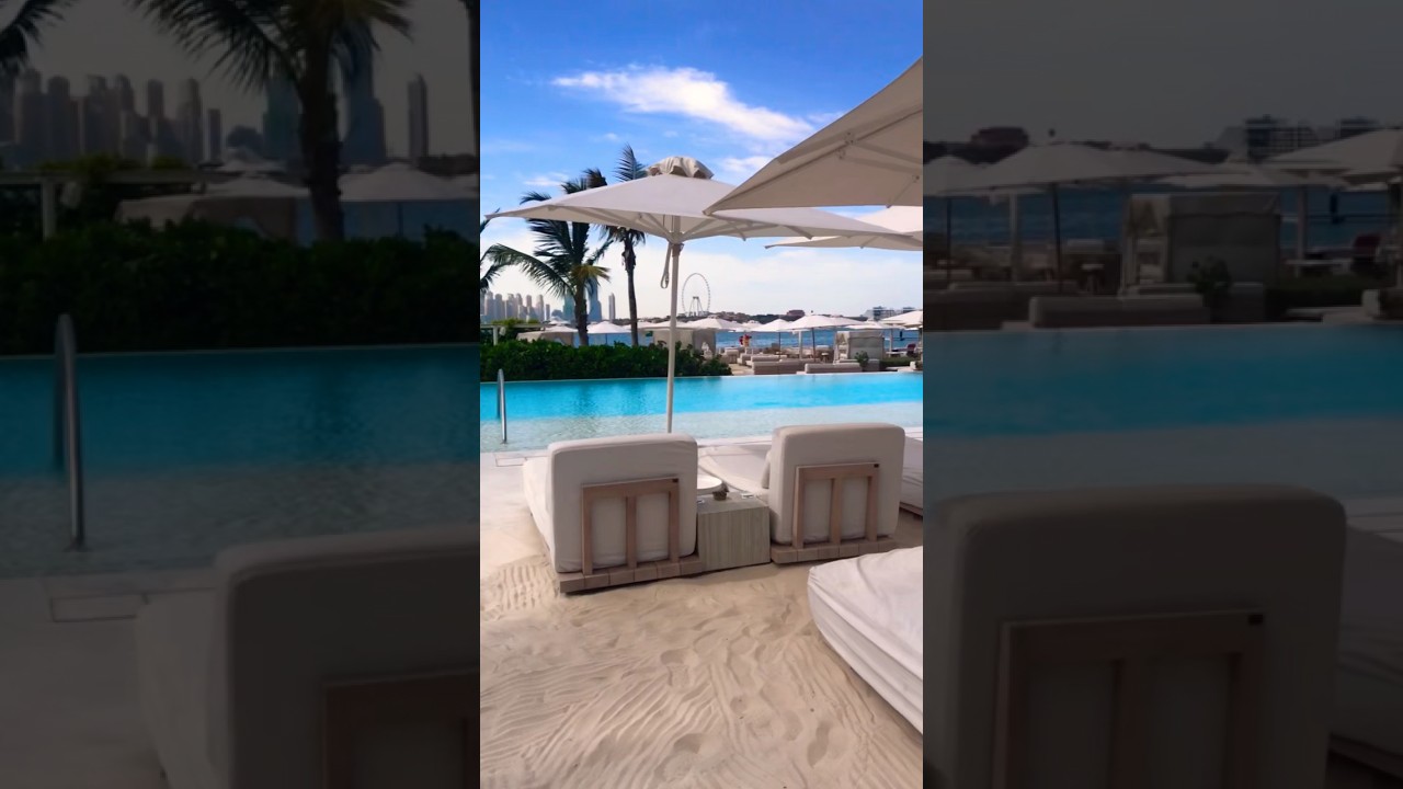 San Beach Club Dubai 🇦🇪 #travel #beach #dubai #dubailife #beachclub #dubailifestyle