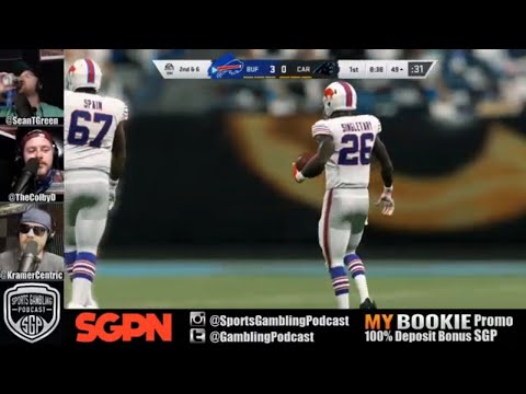 Buffalo Bills @ Carolina Panthers - Madden Simulation Betting - Sports Gambling Podcast