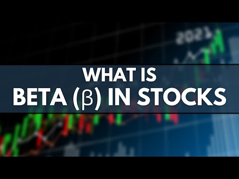 What is Beta in Finance (Stock Market Beta Explained)