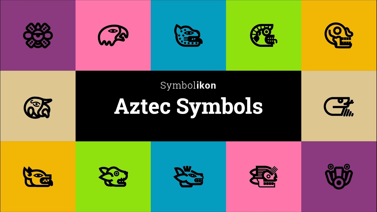 Aztec Symbols - Aztec Meanings - Aztec Sigils - Aztec Gods - Aztec Temples  - Aztec Icons
