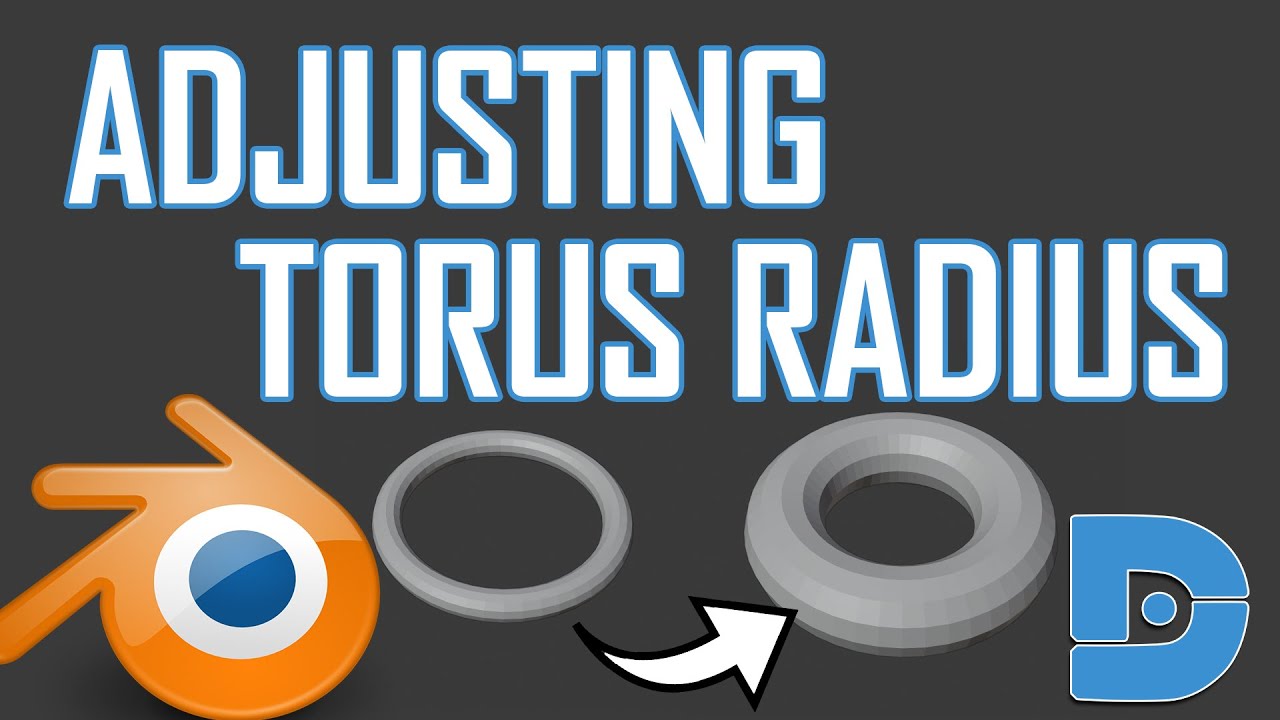 Switching From Maya to Blender 2.82 - Adjusting Torus Radius With Shrink Deflate Tool