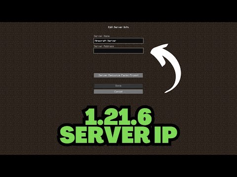Minecraft 1.21.6 Server IP Address