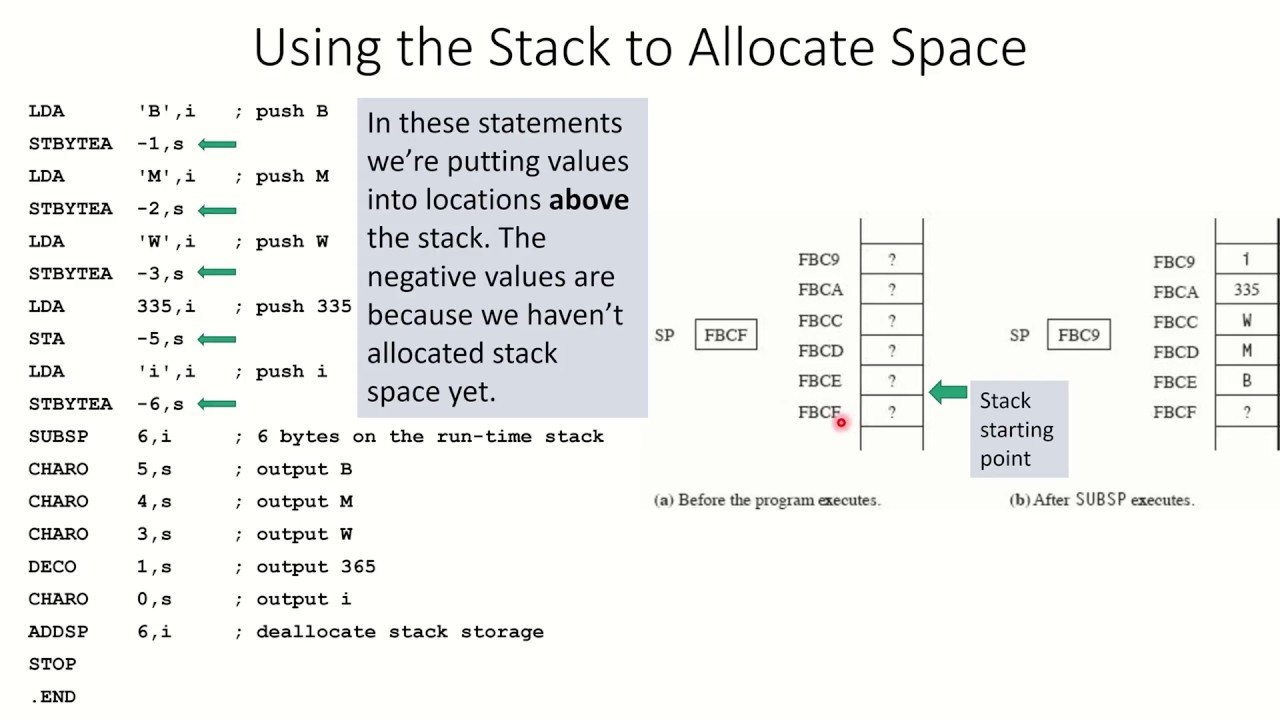 CSC205 Pep/8 Stack Intro