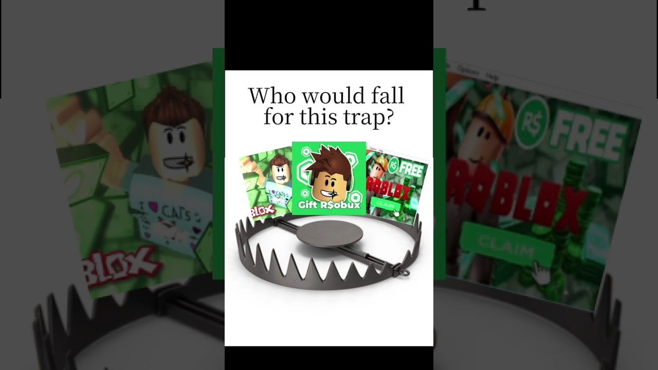 Beware of free robux scam website💸💲#shorts #roblox 