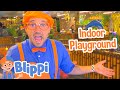 Blippi Learns About Jungle Animals At The Indoor Playground Watch HD ...