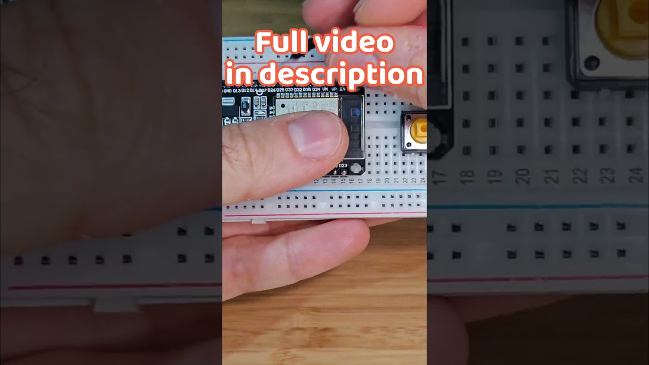 ESP32 Button Tutorial for Beginners | Easy Step-by-Step Guide 🚀🔘 #ESP32 #Arduino #Tutorial #DIY