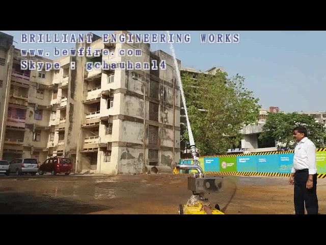 Mobile Foam Monitor Unit - TRAILER TYPE FIRE WATER MONITOR Manufacturer ...