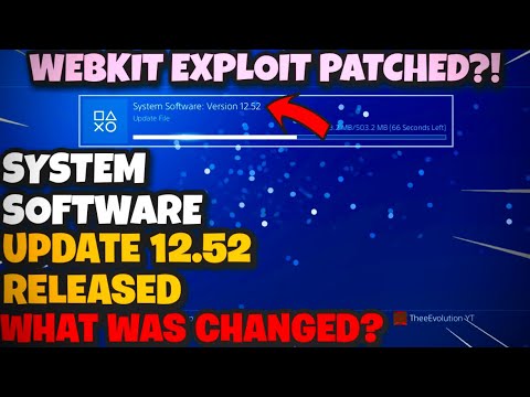 NEW PLAYSTATION 4 SYSTEM SOFTWARE UPDATE 12.52 RELEASED! DOWNLOAD IT NOW!