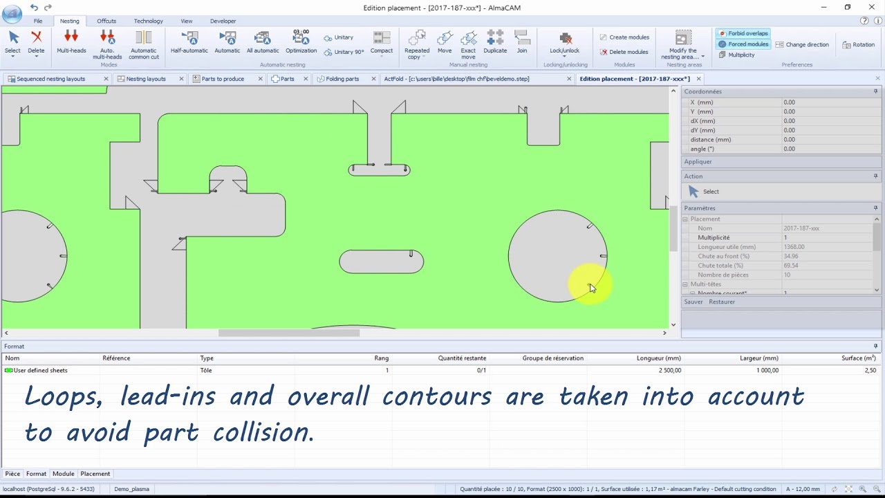Chamfer/Bevel programming with almaCAM sheet metal software