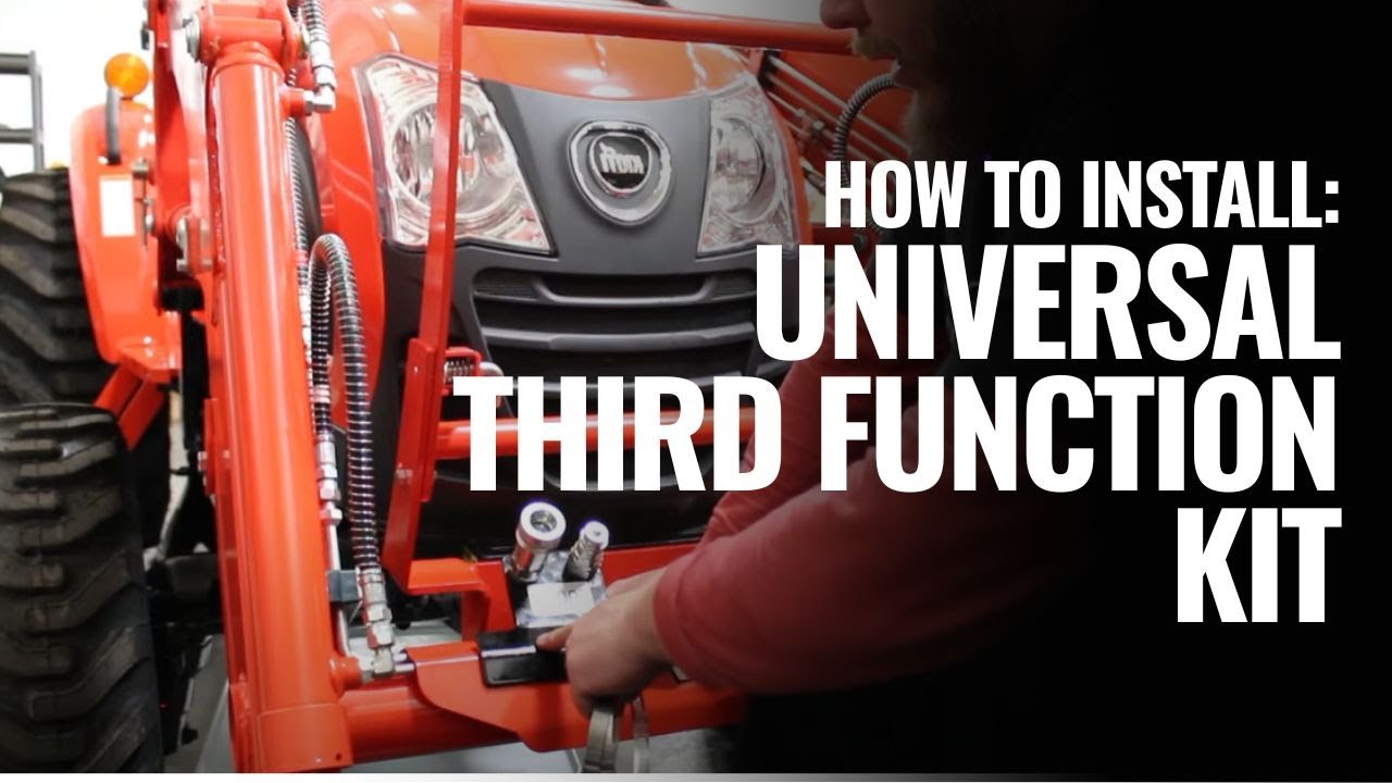 Summit Hydraulics Universal Third Function Kit Installation