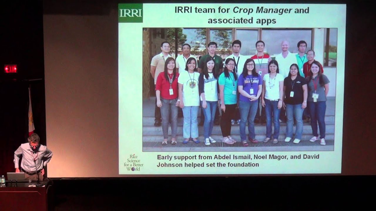 2. Seminar by Roland Buresh: The Rice Crop Manager: an ICT-based, agro-advisory service, Pt. 2