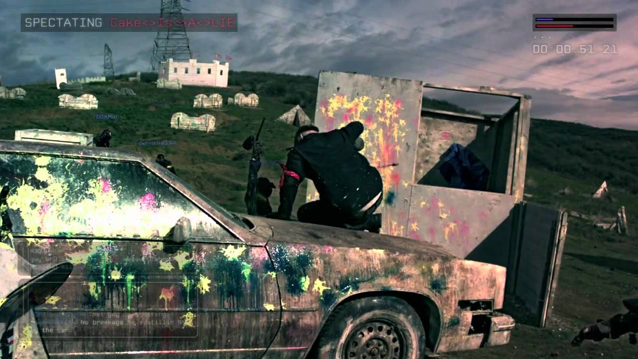 Epic Slow-Mo Paintball Battle