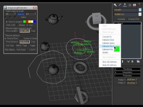 {MAxScript} Mesure and Select — polycount