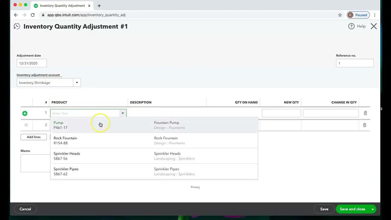 How to Make Inventory Adjustments QuickBooks Online 2023 || qb Online Tutorial