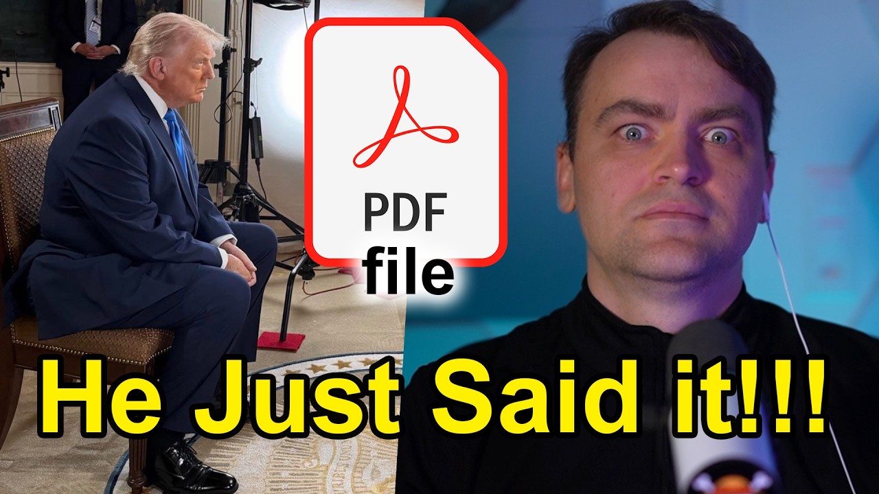 Trump's  Worst Interview Yet. He knows he is PDF. file and R.pist