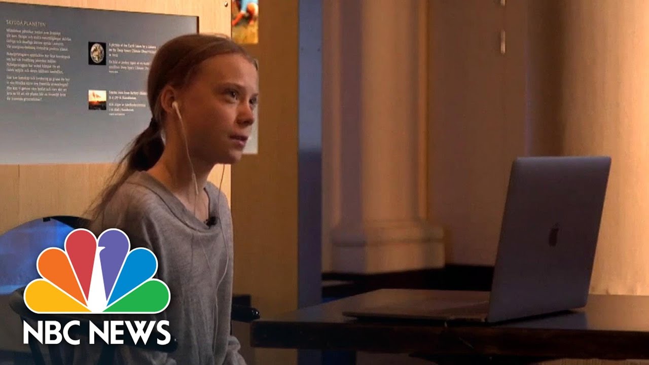 'Tackle Two Crises At Once,' Greta Thunberg Says Of Coronavirus And Climate Change | NBC News