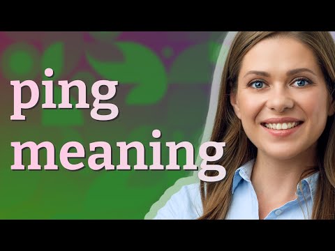 Ping | meaning of Ping