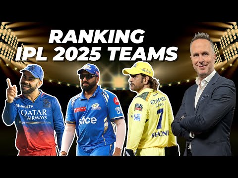Ranking IPL 2025 teams & top 4 chances ft. Michael Vaughan