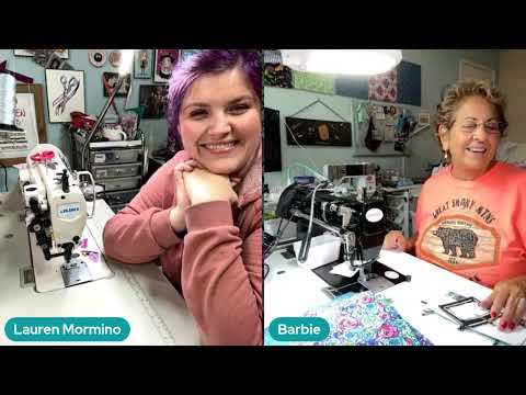Lauren Mormino & Barbie of Jeannie's Designs : Making The Architect Wallet by PursesByHolly!
