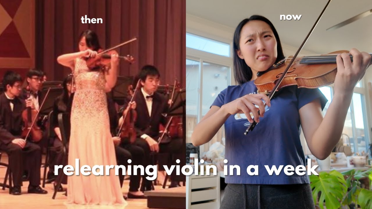 i tried relearning the violin in one week as an adult