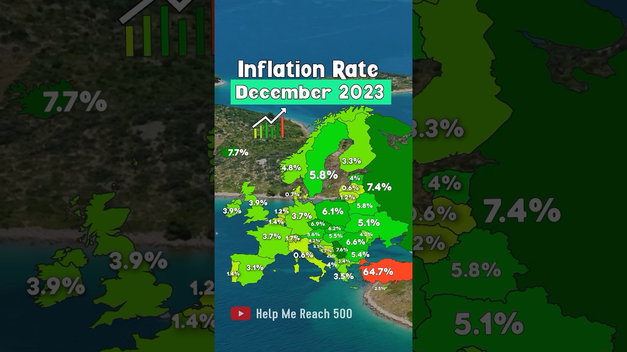Inflation December 2023 in Europe