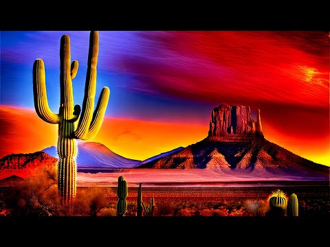 Arizona Dreams | Western Ambient Guitar | Relaxing Cowboy Wild West Music