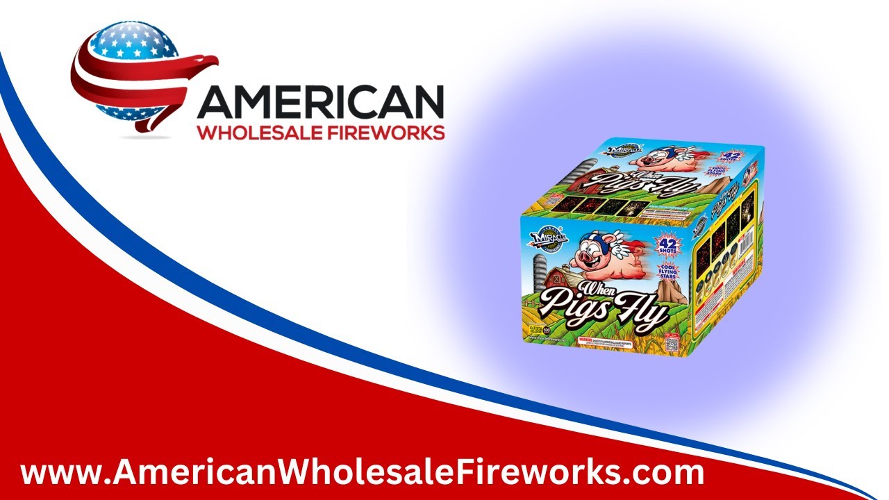 When Pigs Fly - M5096 ... Available at American Wholesale Fireworks!