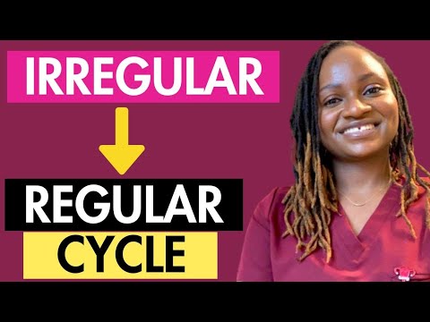 How To Make Your IRREGULAR Menstrual Cycle Become REGULAR