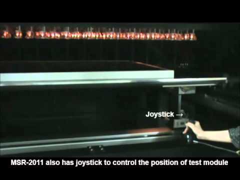 MSR 2011 Solar Module Quantum Efficiency Measurement System