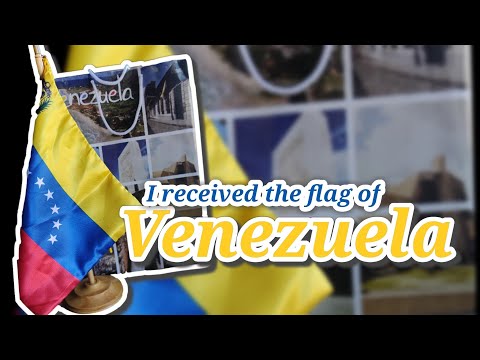 VENEZUELA! I received the Venezuelan Flag.
