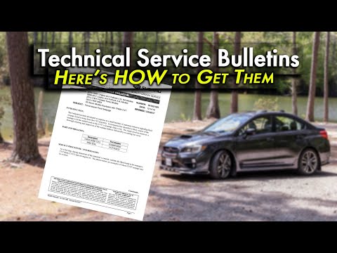 How to get Technical Service Bulletins (TSBs) for Your Car