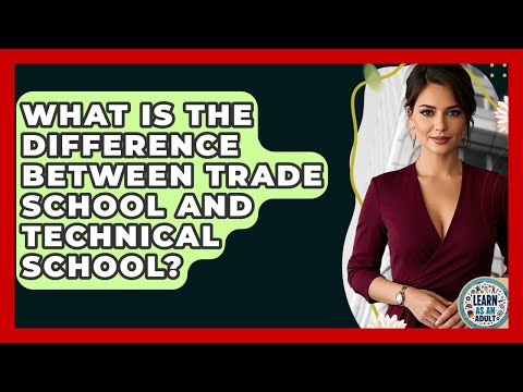What Is The Difference Between Trade School And Technical School? - Learn As An Adult