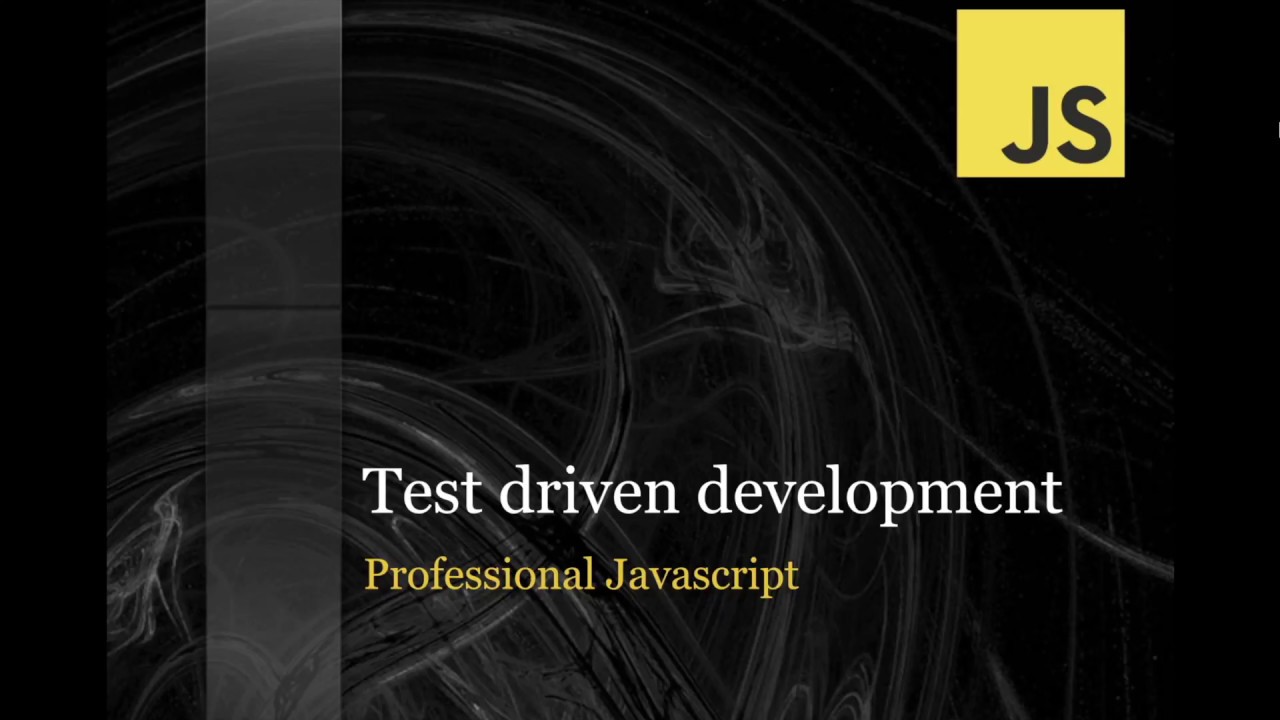 Javascript tutorial for beginners - test driven development