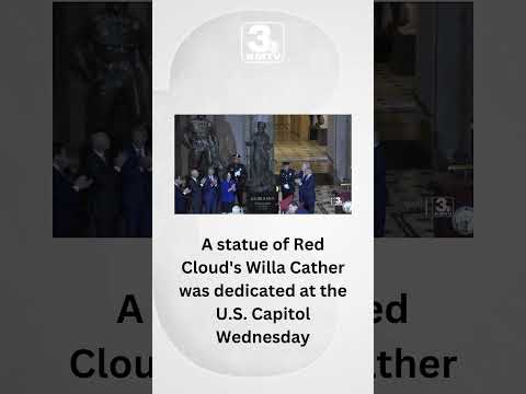 Statue of Red Cloud's Willa Cather dedicated at the US Capitol Wednesday