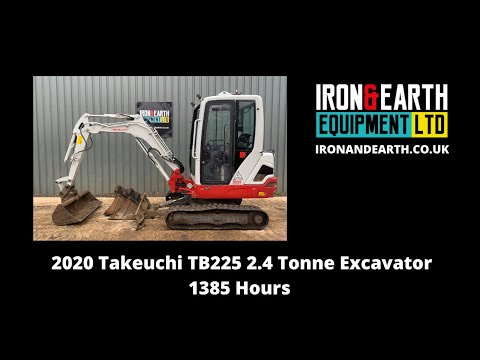 2020 Takeuchi TB225 2.4 Tonne Excavator