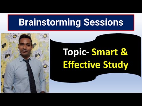 Brainstorming Sessions Topic Smart & Effective Study | Education |hindi Video | gym4mind