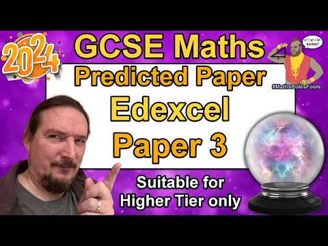Edexcel GCSE Maths - Predicted Paper 3 - June 2024 - Higher Tier