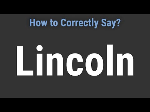 How to Pronounce Name Lincoln (Correctly!)