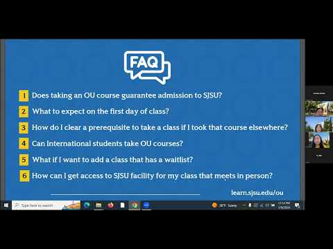 SJSU Open University Spring 2024 Information Session - January 9